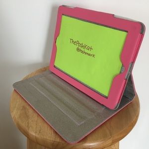 Accessories | Kawaii Pink Cartoon Ipad 1 Case | Poshmark